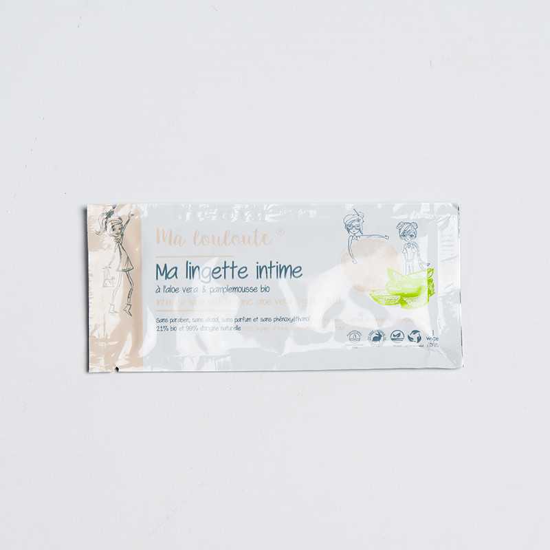 Intimate wipes in BULK 100% ORGANIC- VEGAN | Ma Louloute